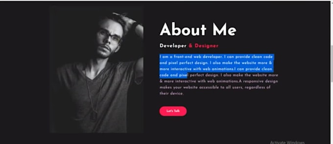 Be Your Front End Web Developer Using Html Css Js Bootstrap By Mushrafg 0925