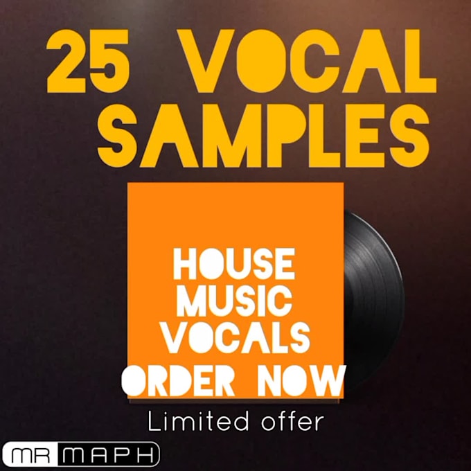Give you 25 copyright free house music vocal samples for your track by ...