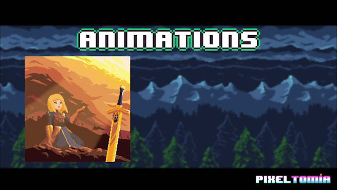 Draw pixel art sprites by Pixeltomia | Fiverr