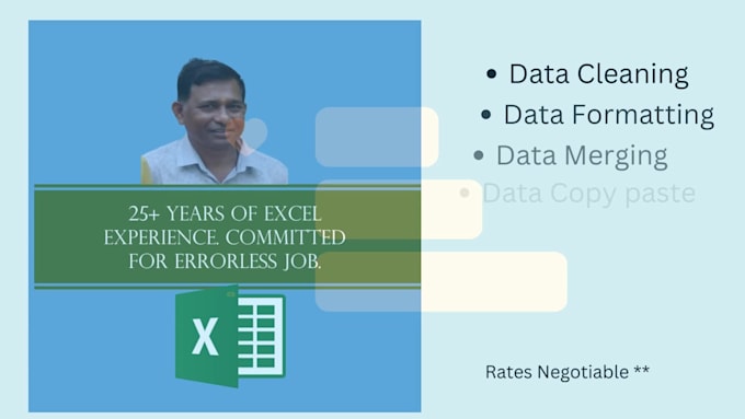 Excel data entry data cleaning data processing by Anandsurajlal | Fiverr