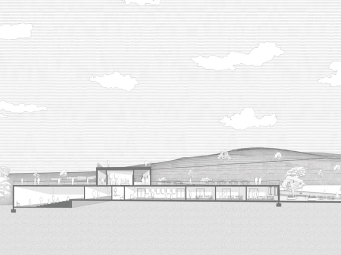 Post produce architectural section drawings by Macarenamigma | Fiverr