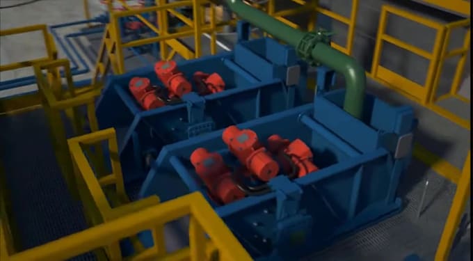 Petroleum gas refinery animation 3d factory oil and gas construction ...