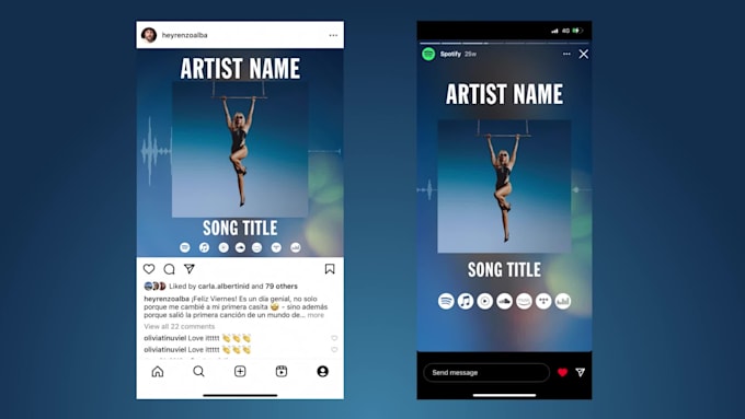 Make a custom visualizer to showcase your music by Renzo_albertini | Fiverr