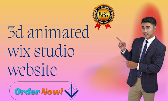Do 3d animated wix studio website with interactive scrolling design by Bayomson | Fiverr