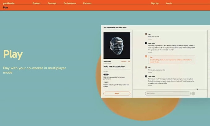 Do Interactive 3d Animated Website Webflow Landing Page 3d Spline Threejs Webgl By Joyygrace