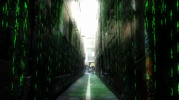 Upgrade your video with matrix rain by Loginmo | Fiverr