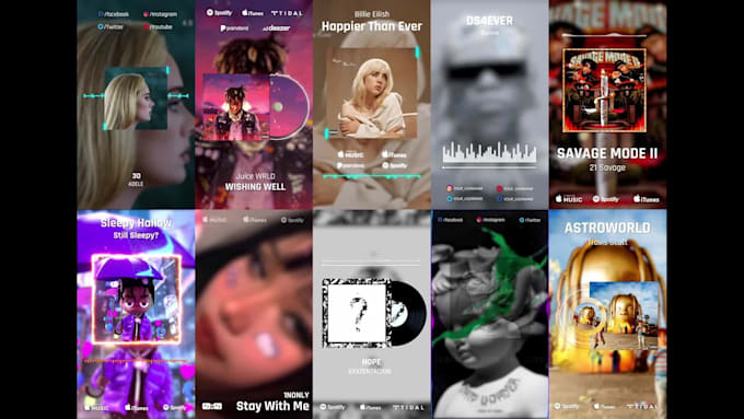 Make a stunning music visualizer for your song by Sarqajoke | Fiverr