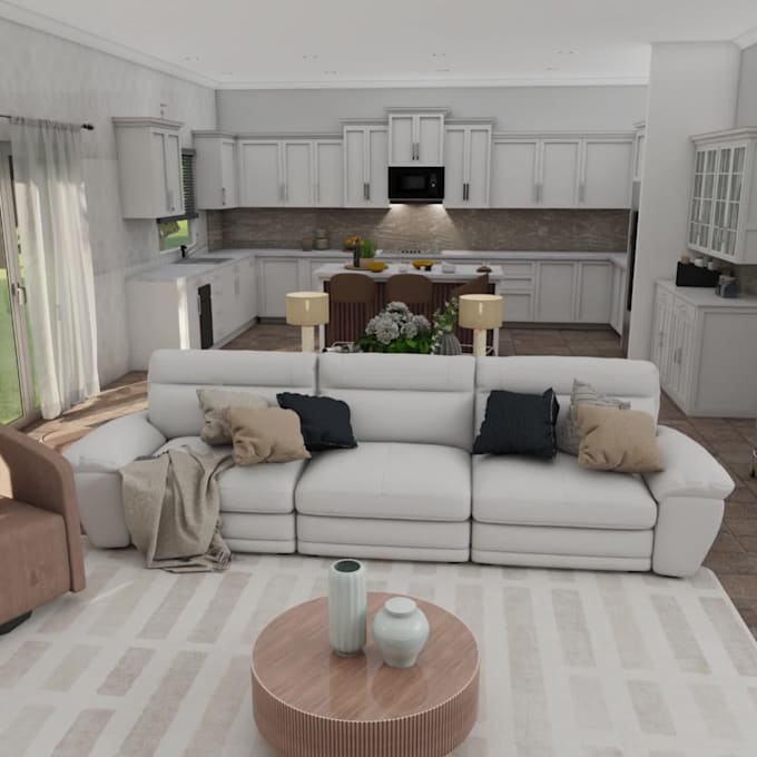 Make photo realistic renderings for architectural interior designs by Hillman_arch | Fiverr