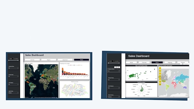 Create interactive power bi dashboard and reports by Raohamzatariq | Fiverr