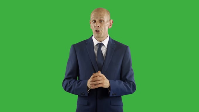Create a green screen male english actor spokesperson video by ...