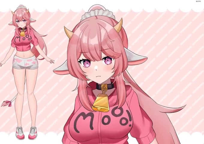 Draw and rig live2d vtuber model, 2d vtuber rigging, 2d vtuber model ...