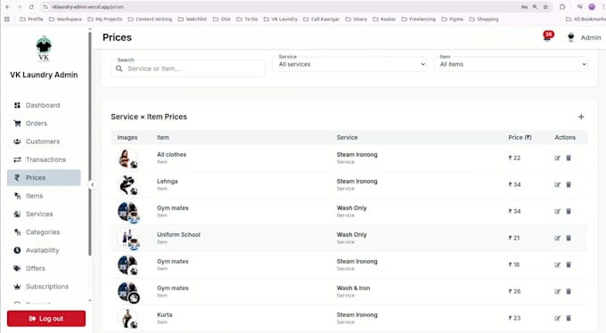 Build a responsive admin panel using reactjs and nodejs by Pradeeprawatdev | Fiverr