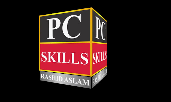 Create a 3d rotating, 3d spinning logo animation or gif by ...