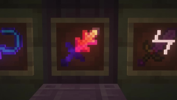 Make you a custom minecraft item design by Kirbox2 | Fiverr