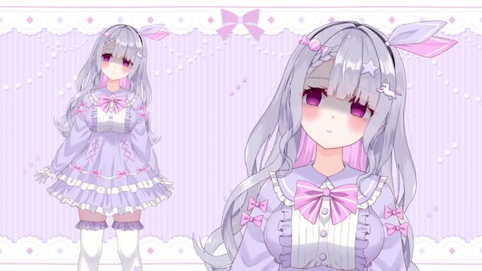 Draw and rig live2d vtuber model live 2d vtuber rigging live2d vtuber ...