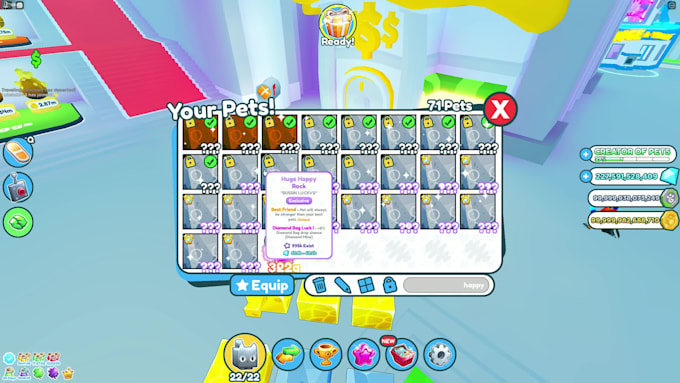 Sell you 3 rainbow and 23 normal huge happy rocks by Noahr1real | Fiverr