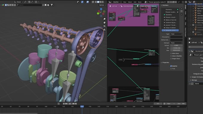 Do non destructive 3d models and animations using blender geo nodes by ...