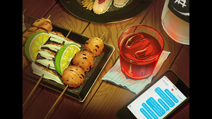 Make you a looping lo fi anime style animation by Somemariposa | Fiverr