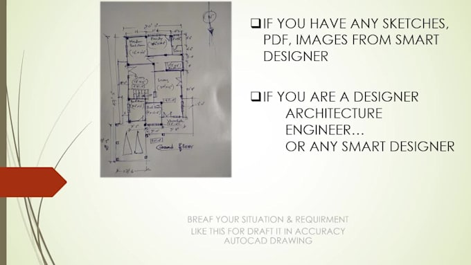 Do accuracy 2d drafting and designing in autocad by Wipul_2d_3d | Fiverr