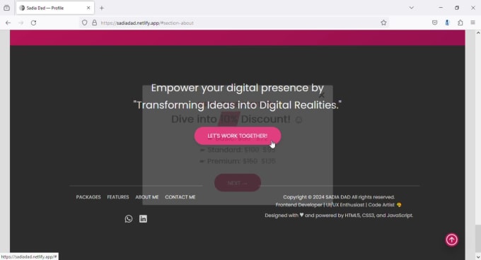 Be Your Frontend Web Developer And Designer Html Css Bootstrap And Js By Sadiadad Fiverr