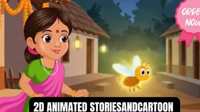 Create 2d animated stories and cartoon for kids youtube channel by Esty ...