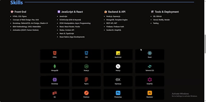 Create a responsive cv or resume design by Jahidhossenweb | Fiverr