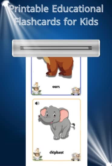 Printable flashcards for kids by Shymous | Fiverr