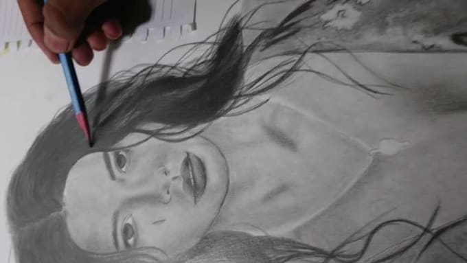 Draw a realistic pencil portrait by Samiru_l | Fiverr