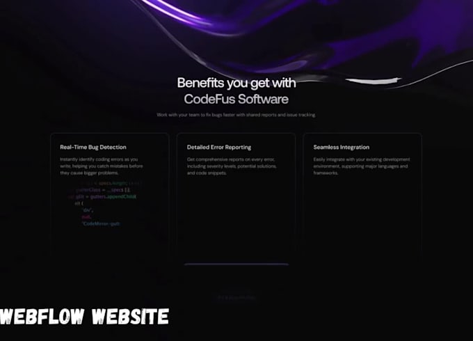 3d animated website figma to webflow landing page website 3d spline animation by Frenkie_dejong ...