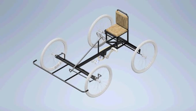 Pedal car design in inventor with animations and all the complete plans ...