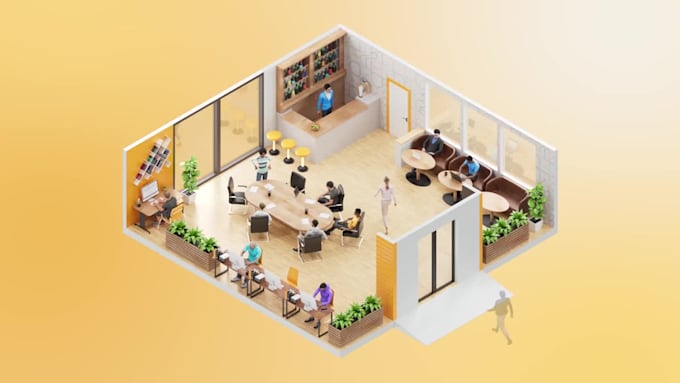 Do isometric product animation, explainer video, isometric software ...