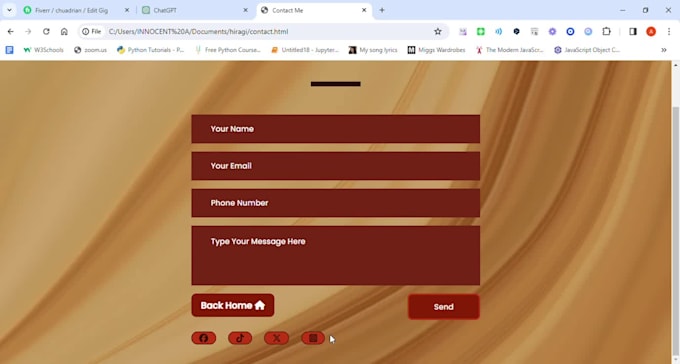 Build a responsive and interactive website by Chuadrian | Fiverr