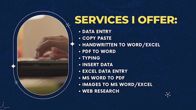 Be your data entry operator by Fareeha04 | Fiverr