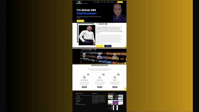 Design responsive wordpress website and landing pages by Ahmarars24 | Fiverr