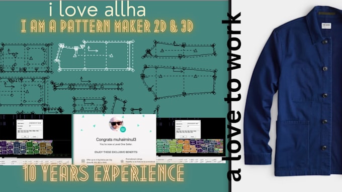 Do sewing pattern grading and making pattern maker by Muhaiminul3 | Fiverr