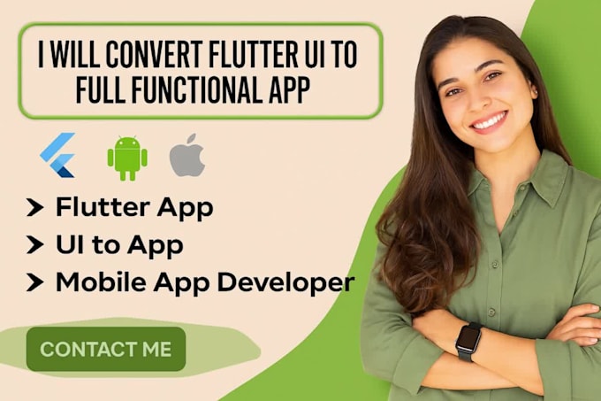 Build full functional mobile apps from your flutter ui design ios and ...