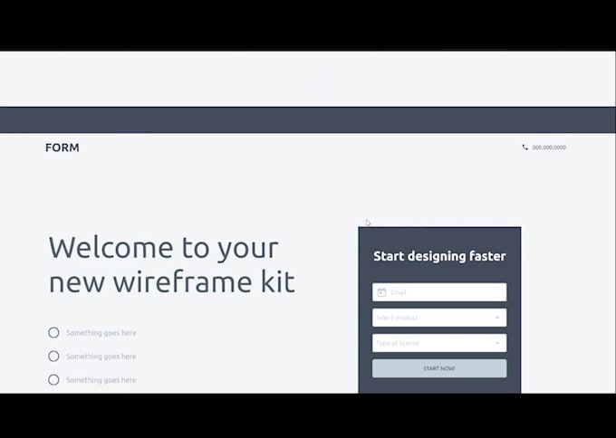 Create wireframe for your website in figma by Namgay_wangchuk | Fiverr