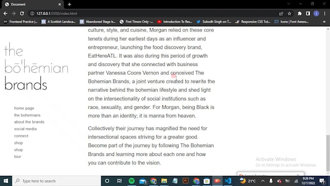 Do custom website design html css responsive design by Joeakatsa206 | Fiverr