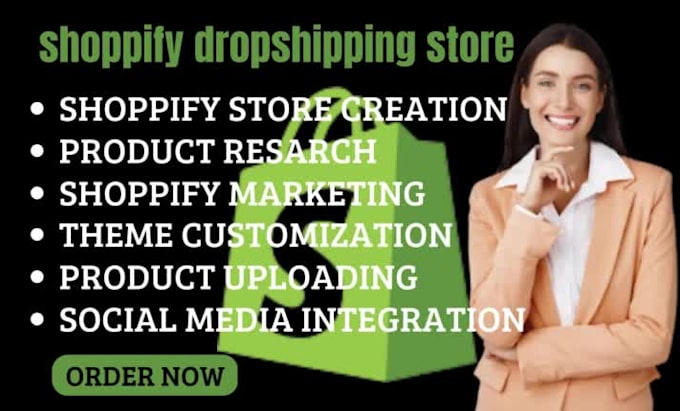Create shopify dropshipping store dhgate vidaxl banggood zendrop bigbuy salehoo by Joshua ...