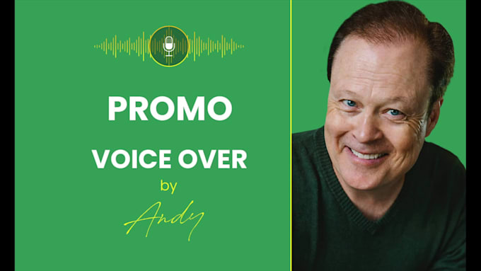 Record a professional promo voice over by Vo_andy | Fiverr
