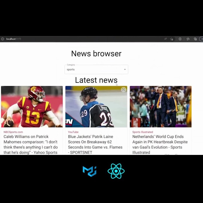 Build your frontend project interface by Nilmonfort810 | Fiverr