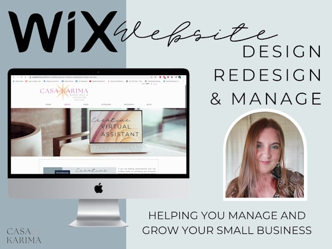 Custom design or redesign your wix website by Casakarima | Fiverr
