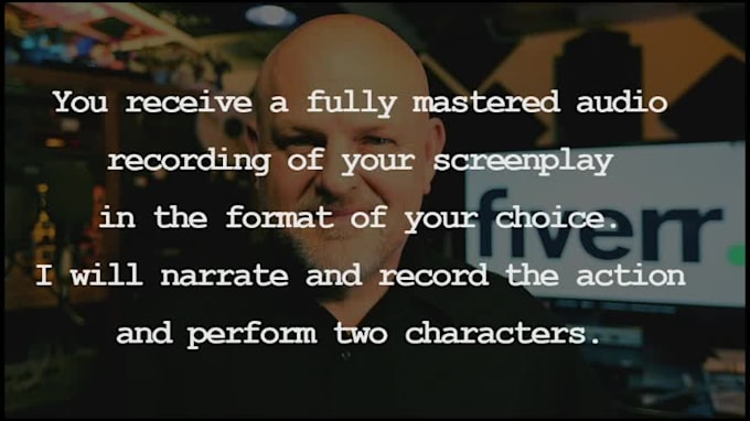 Audio record reading your screenplay or script by Philiptruitt | Fiverr