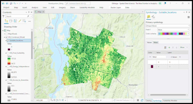 Analyze, process and visualize gis and remote sensing data by Githaiganjambi | Fiverr