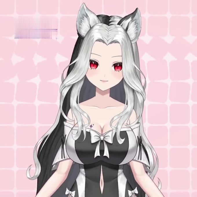 Live2d vtuber character,3d vtuber,rig,vroid,vrchat,dakimakura,chibi,furry,toggle by Titanaria ...