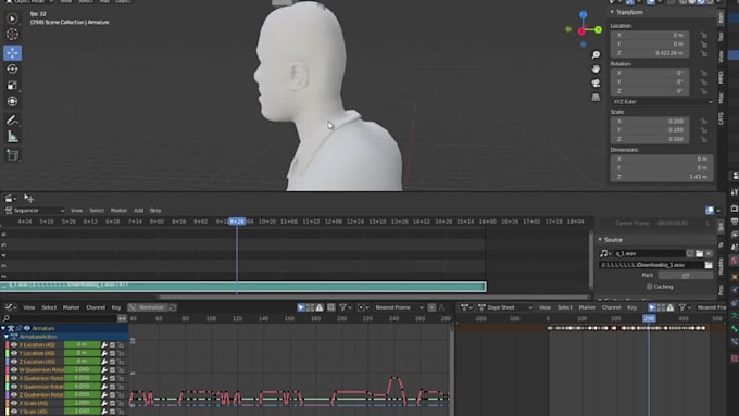 Add facial animations for 3d character by Lemilenov | Fiverr