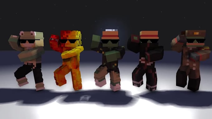 Make minecraft animations of all kinds by Virilidaniel | Fiverr