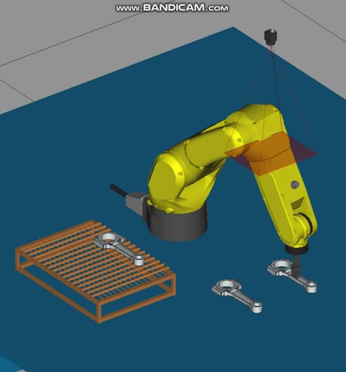 Program fanuc robot using roboguide and vision system by Plcscada | Fiverr