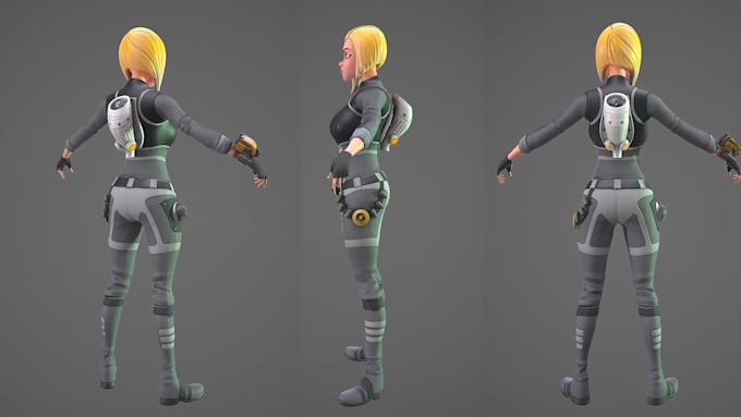 Model and texture detailed 3d models for games and animation by Javed ...