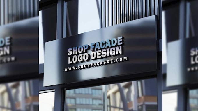 Design 3d letter signage,channel letters,shop facade by Creativemonir22 ...